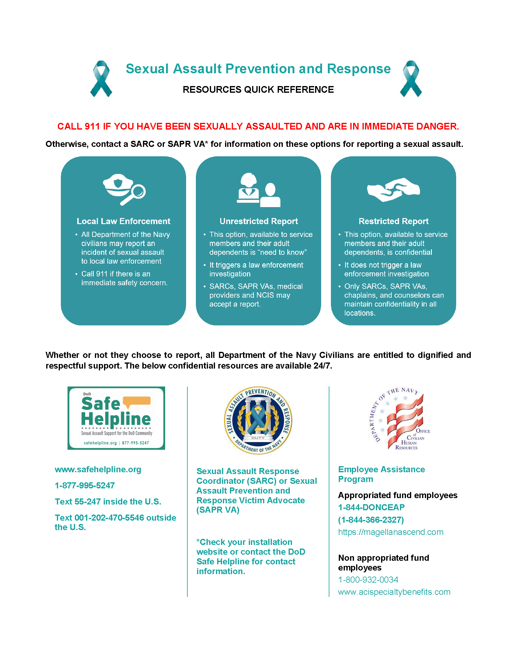 DON Civilian Sexual Assault Prevention and Response Training