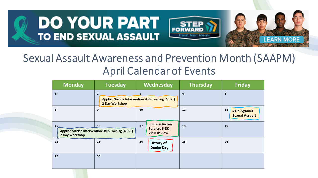 Sexual Assault Awareness and Prevention Month 2024